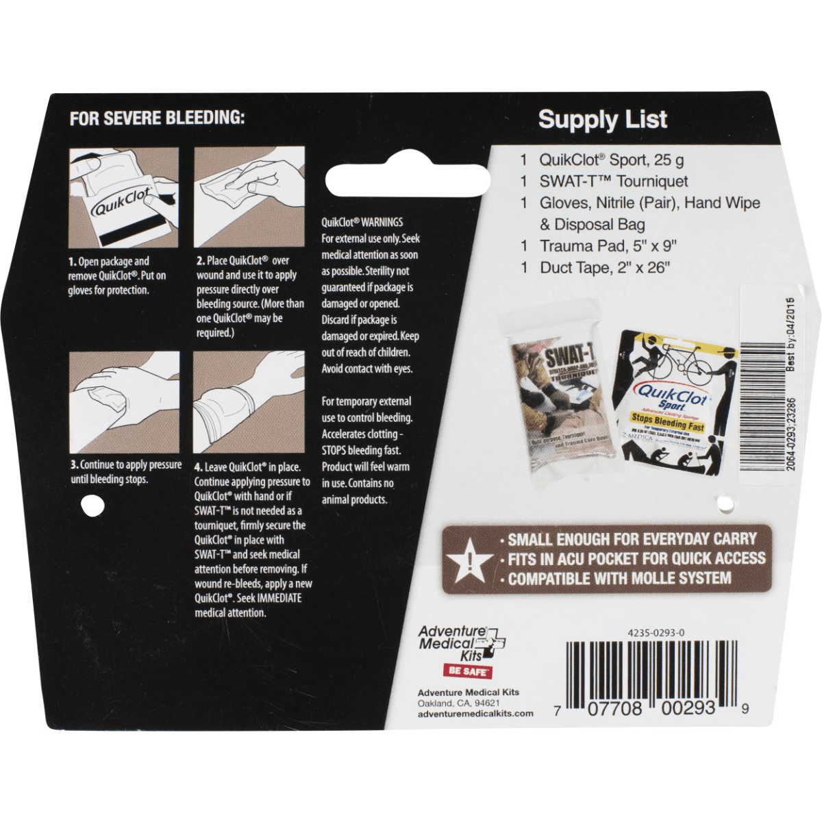 Adventure Medical Trauma Pak Pro First Aid Kit w/ Quikclot - Bobwards.com