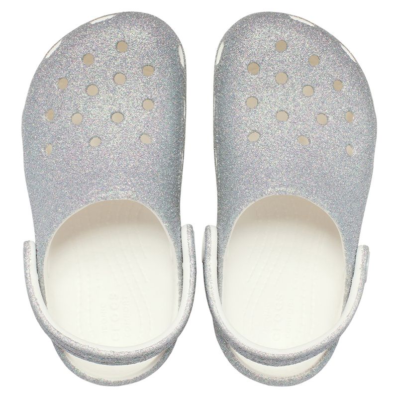 Crocs Classic Iridescent Glitter Clog - Toddler - Als.com