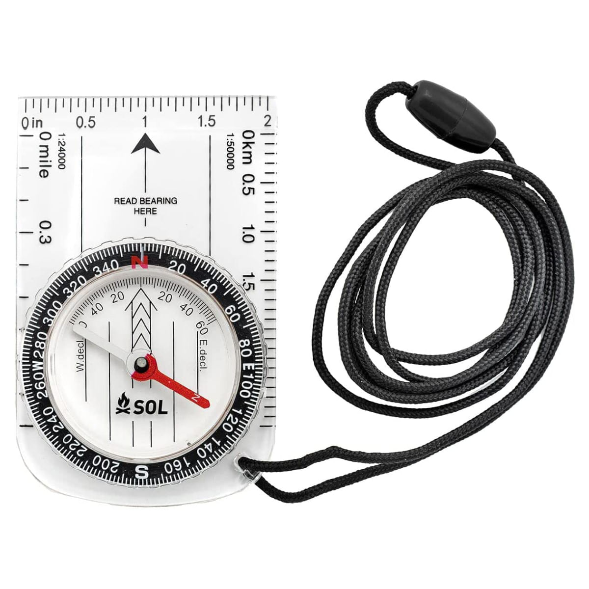 Adventure Medical Kits SOL Map Compass - Als.com